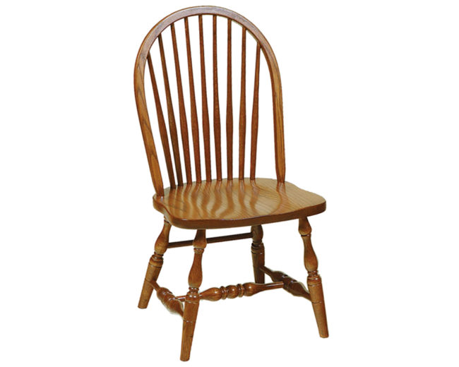 9-Spindle Bow Back Side Chair | Green Acres Home Furnishings