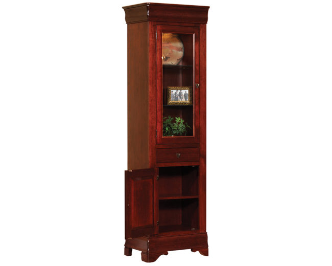 Louis 23" Bookcase w/Doors | Green Acres Home Furnishings In Easton, PA