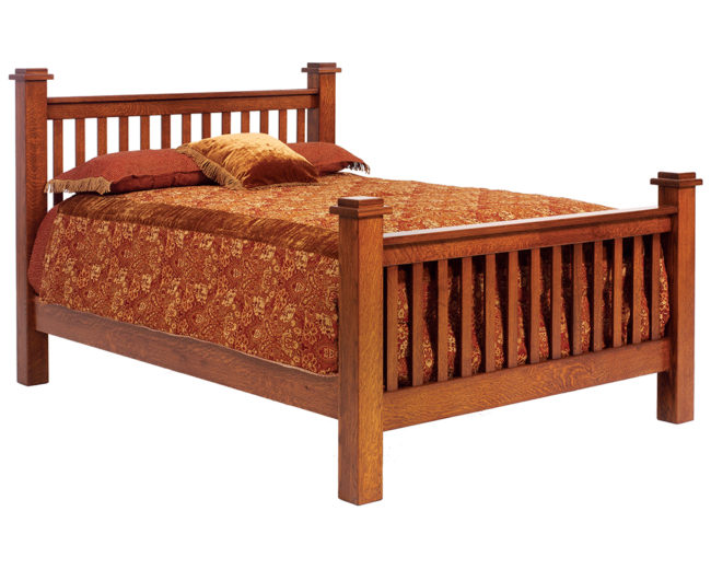 Old English Mission Vintage Bed | Green Acres Home Furnishings In ...