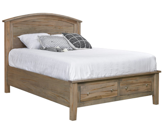 Amish-Made Maple Lane Bed with Foot Storage | Green Acres Home Furnishings