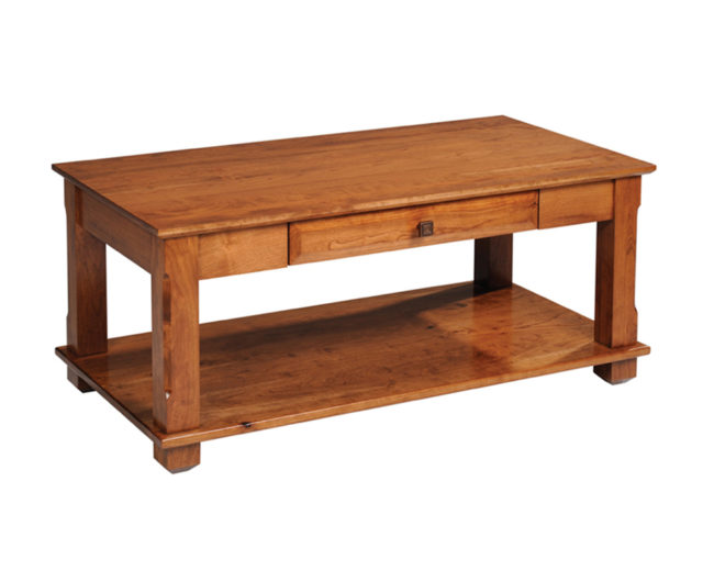 Amish-Made Alpine Round Coffee Table | Green Acres Home Furnishings