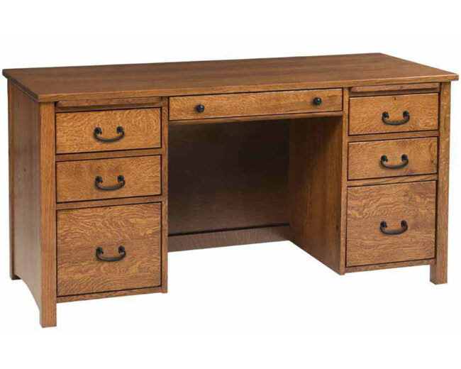 Rivertowne 6 Drawer Desk | Green Acres Home Furnishings