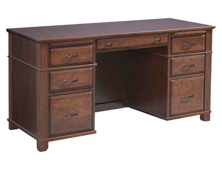 Arlington 6 Drawer Desk | Green Acres Home Furnishings